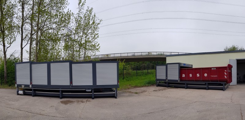 Abrollcontainer WHG konform lagern - INORON